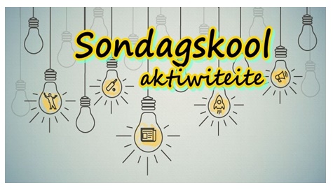 Sondagskool Aktiwiteite
