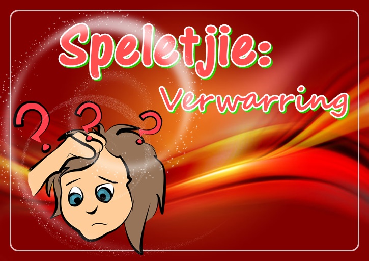 Speletjies: Verwarring Speletjie