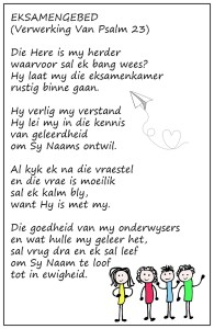 Sterkte met die Eksamen 1