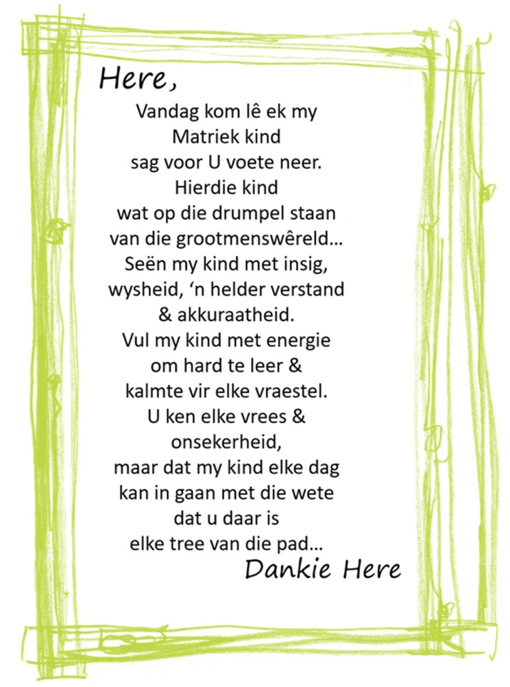 Sterkte met die Eksamen 1