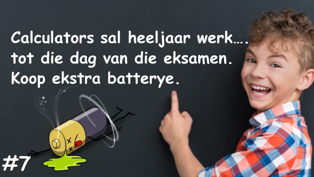 Sterkte met die Eksamen 2