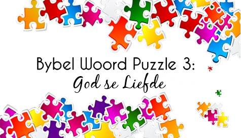 Bybel Woord Puzzle 3: God se Liefde