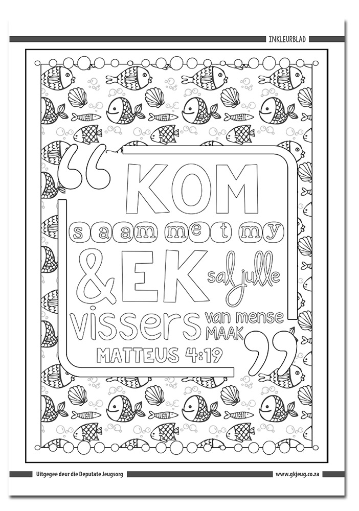 Bybel Aktiwiteite: Kom ons kleur in 2