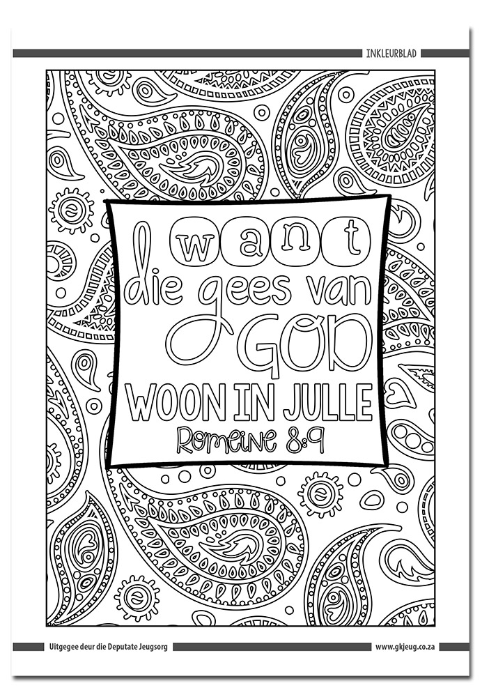 Bybel Aktiwiteite: Kom ons kleur in 2